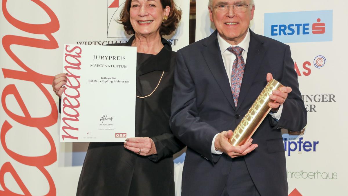 Prof. Helmut List and Kathryn List Awarded as Cultural Promoter | AVL
